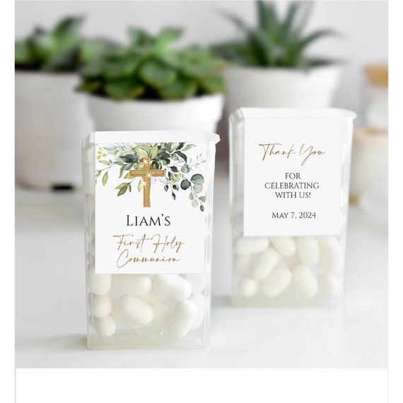 Communion Tic Tac Labels, Sacrament Labels, Tic Tac 1st Communion Favor ...
