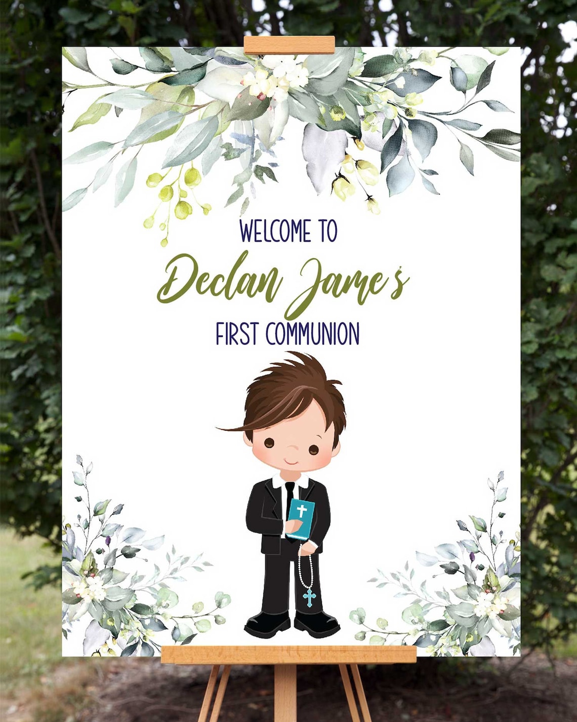 Boys First Communion Invitations 1st Holy Communion | Etsy