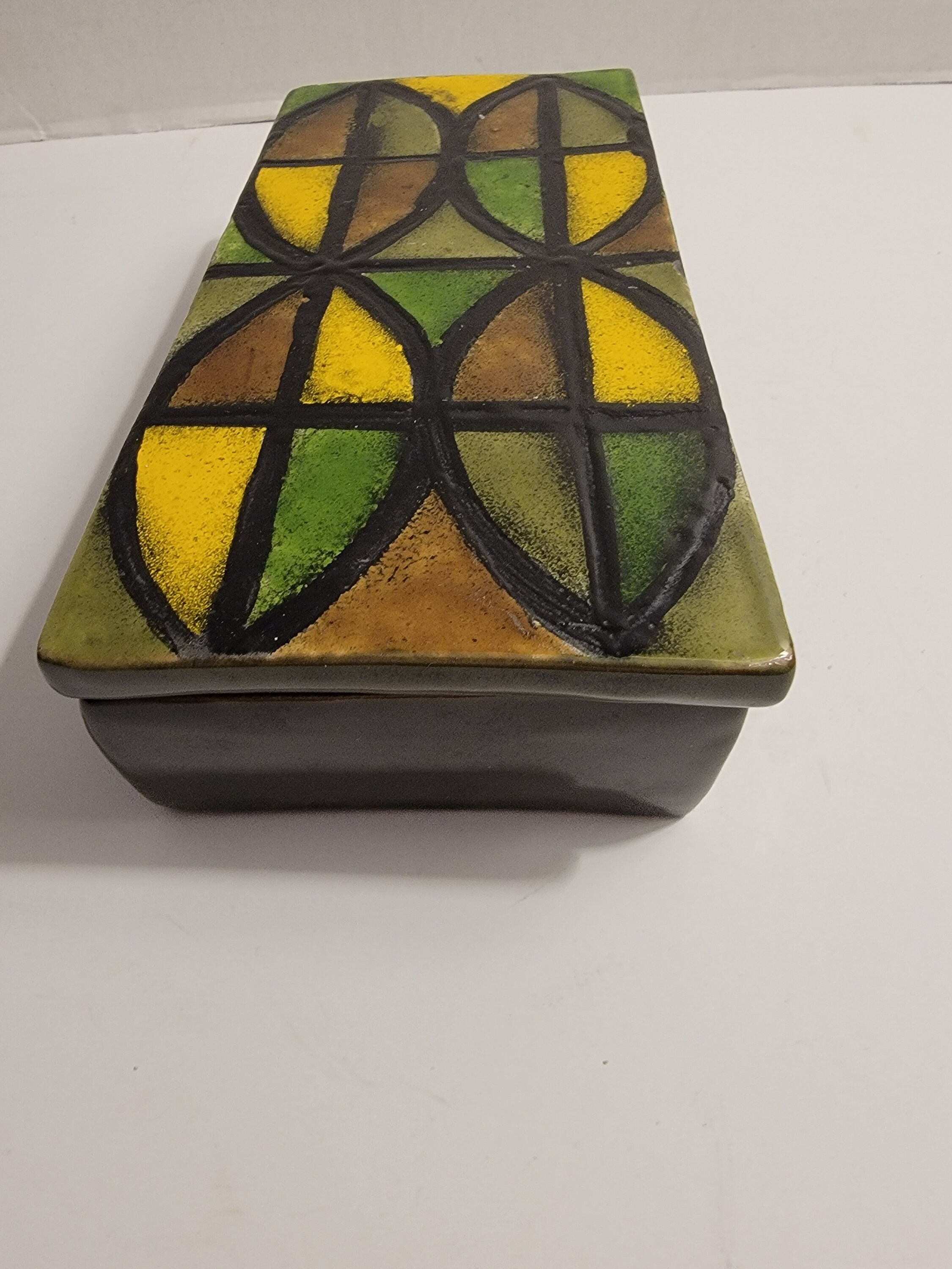 Vintage Bitossi Ceramic Cigarette Box - Etsy