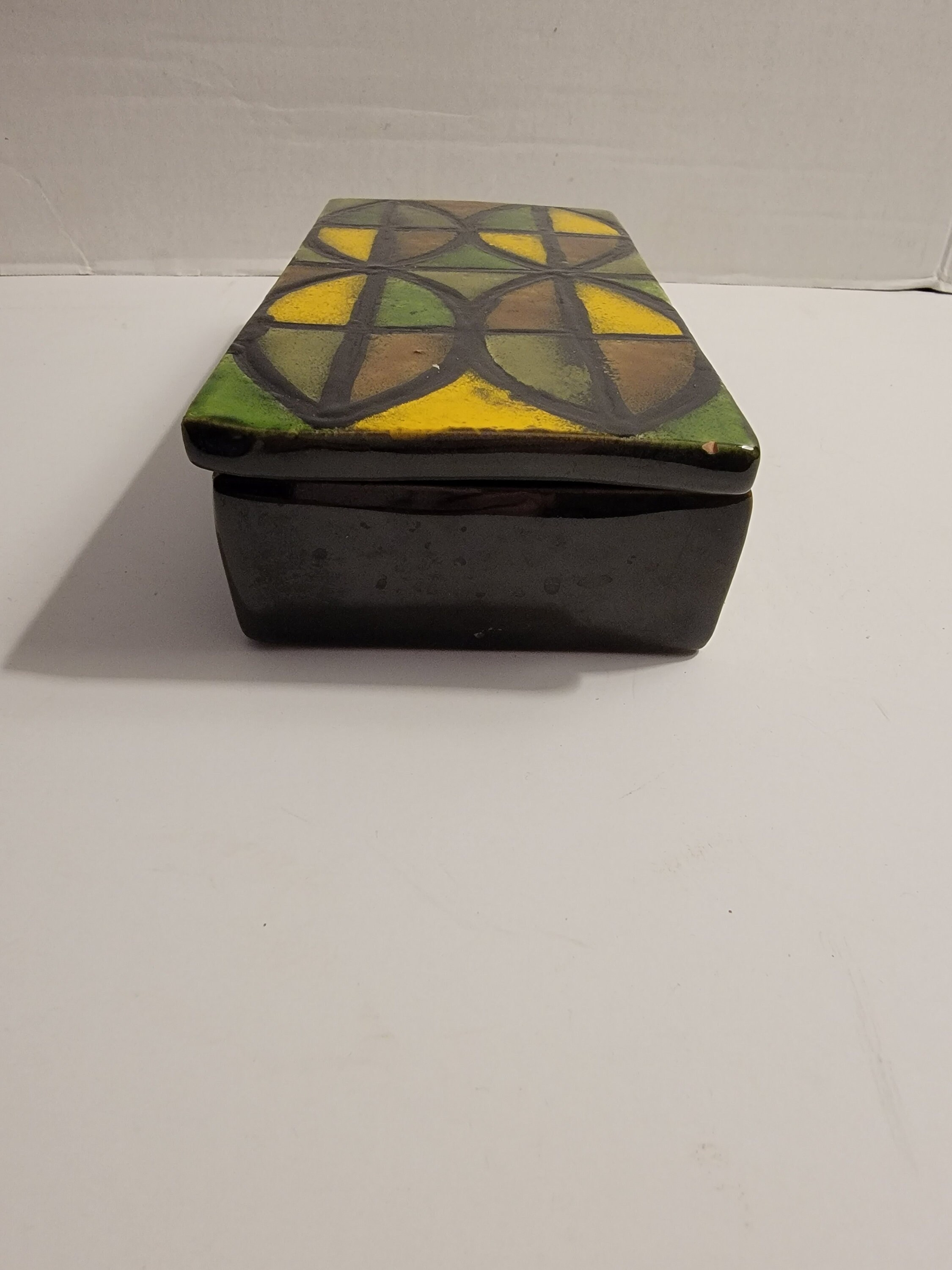Vintage Bitossi Ceramic Cigarette Box - Etsy