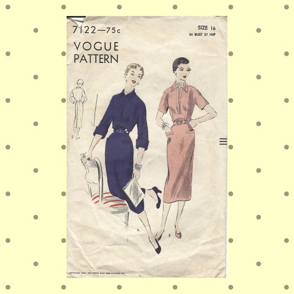 1950s Vogue Patterns - Etsy