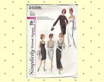 1964 Dress Pattern - Etsy