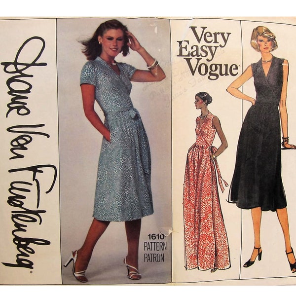 Wrap Dress Pattern - Etsy