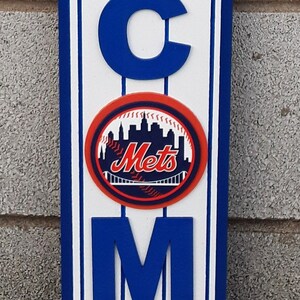 New York Mets welcome Sign / New York Mets Gift / New York Mets House ...
