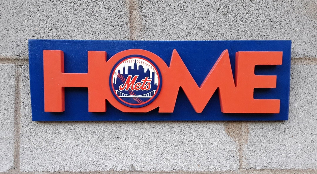 New York Mets home Wood Decor Sign New York Mets - Etsy