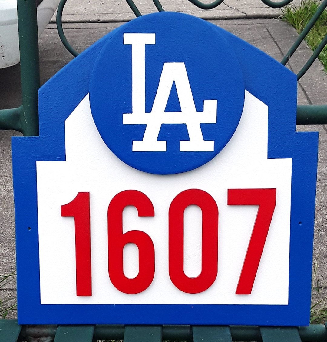 LOS ANGELES DODGERS Address Sign Custom Made for Home, Apartment ...