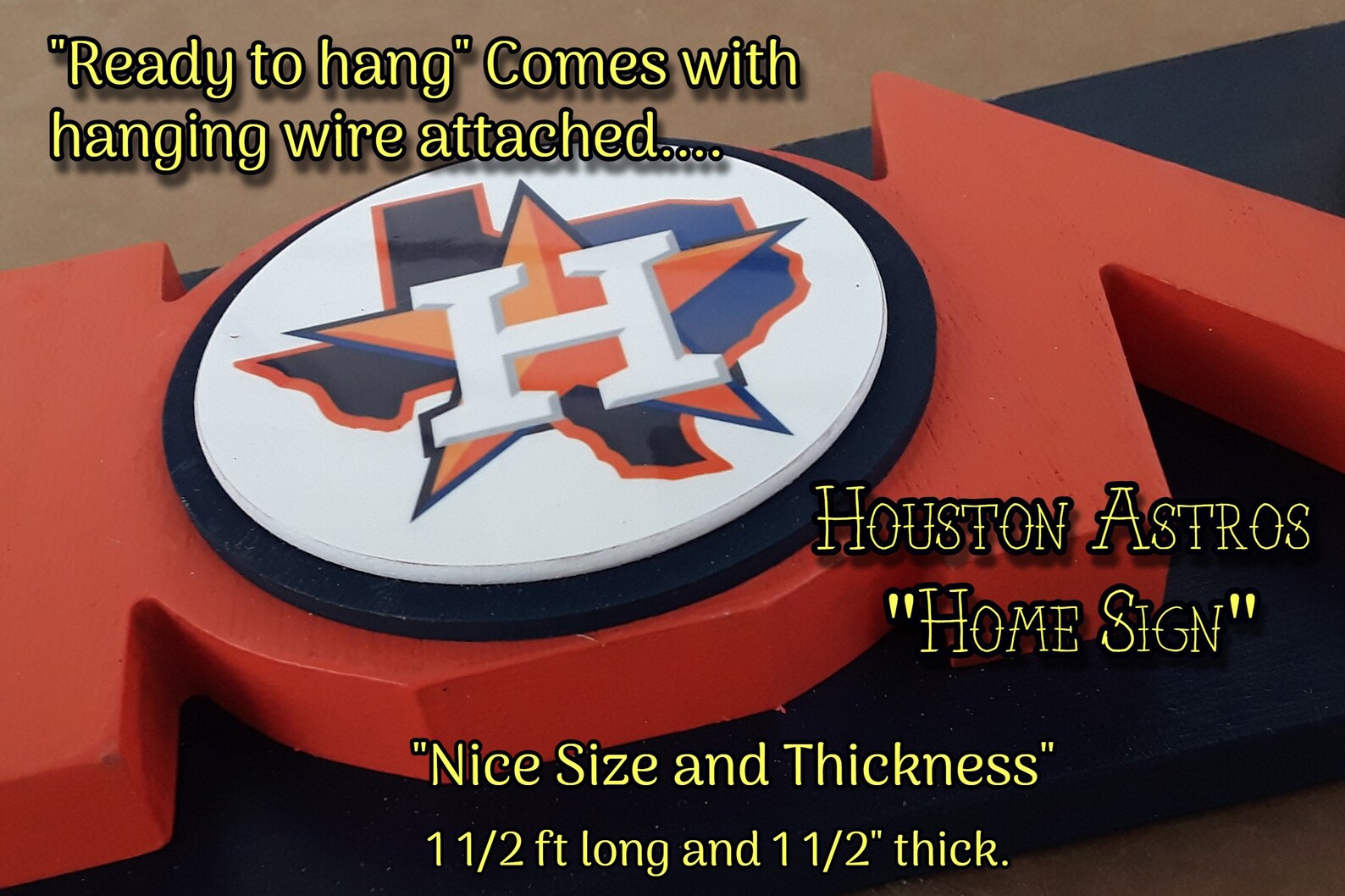 Houston Astros home Wood Decor Sign Houston - Etsy