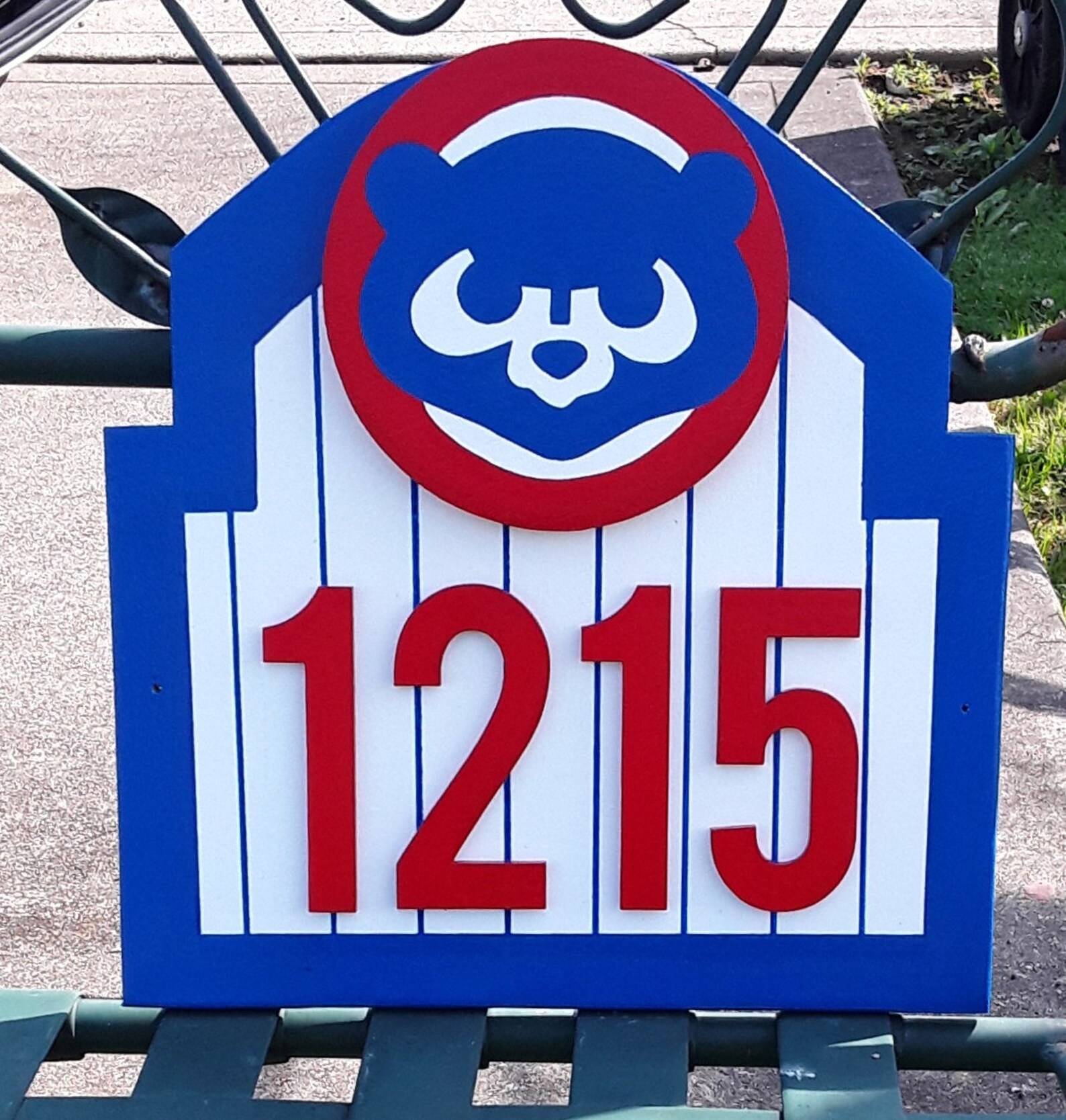 CHICAGO CUBS Address Sign cubbies Custom Made With | Etsy
