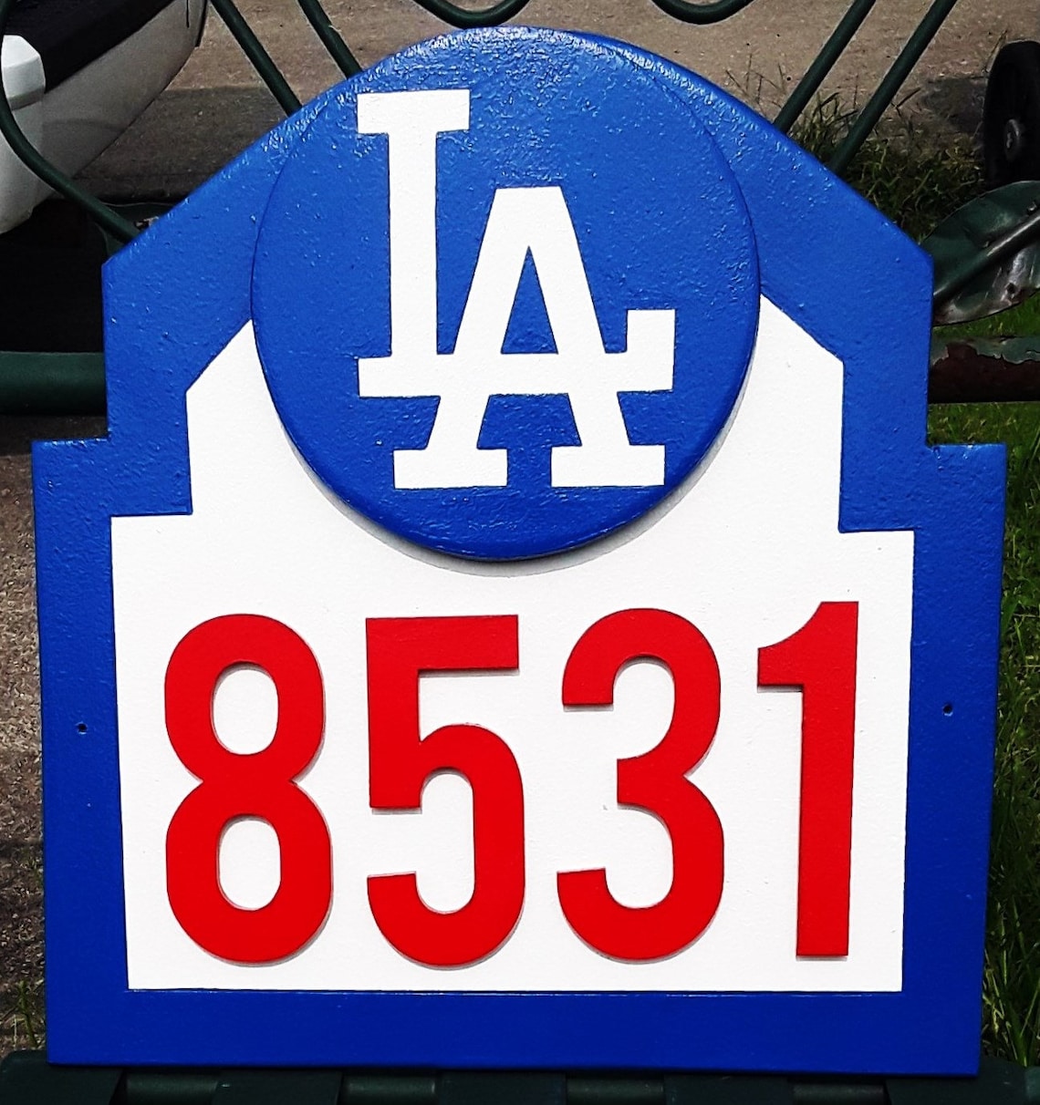 LOS ANGELES DODGERS Address Sign Custom Made for Home | Etsy