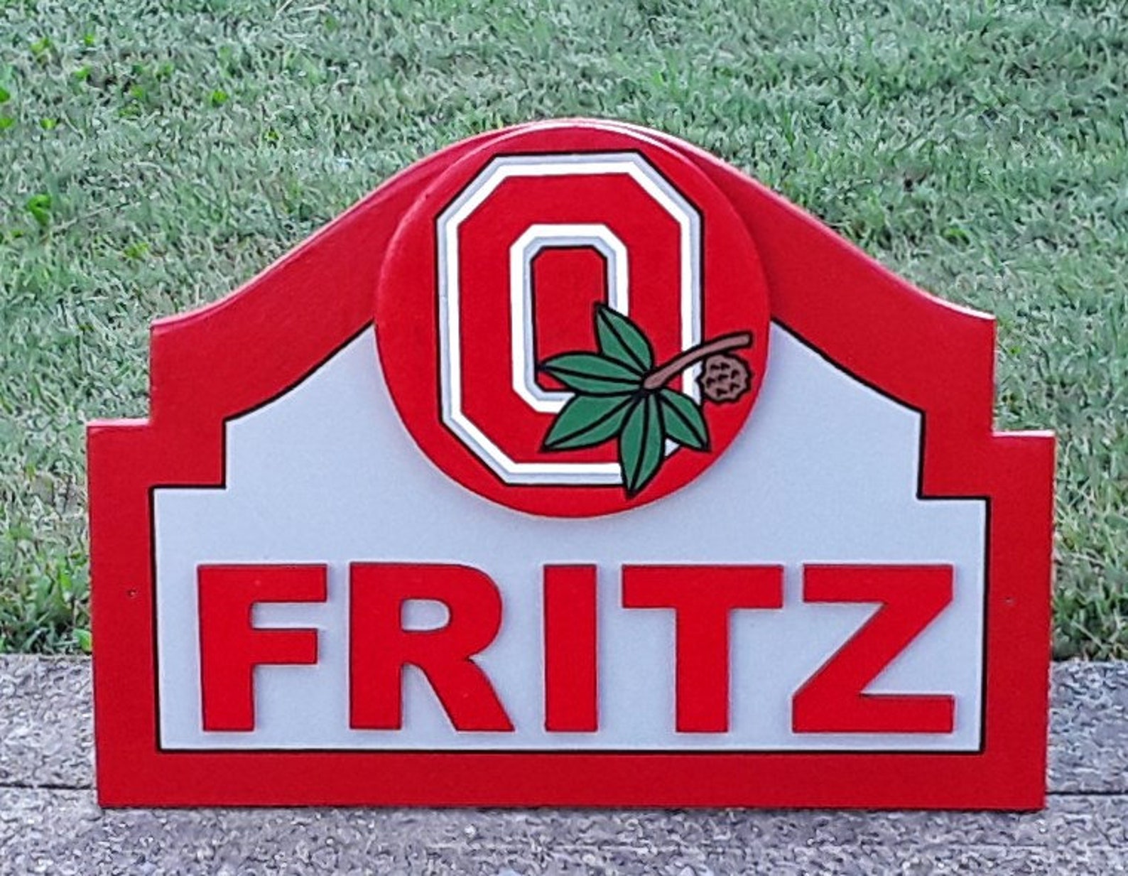 OHIO STATE Buckeyes Sign With Your NAME Custom Made Wood - Etsy