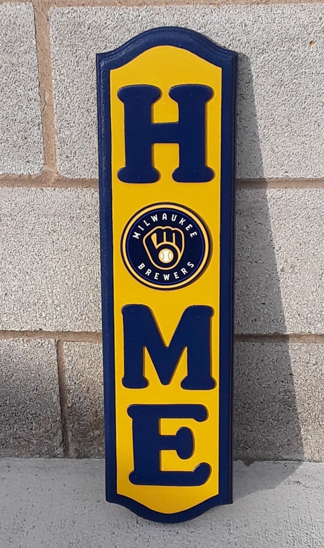 Milwaukee Brewers "brewers Home" Wood Decor Sign | Milwaukee Brewers ...