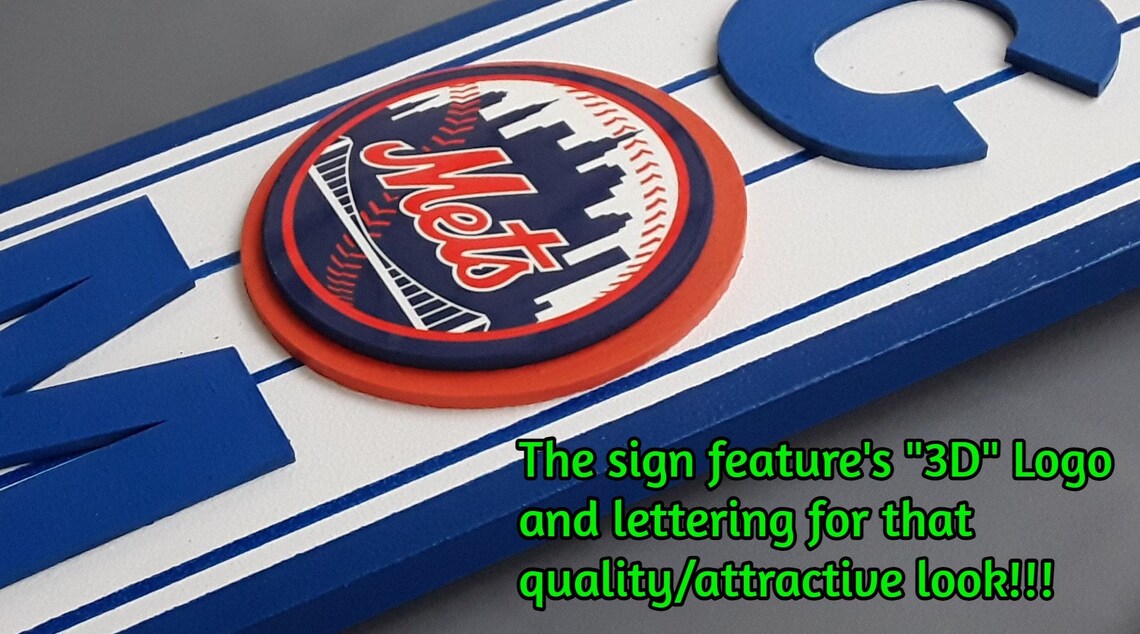 New York Mets welcome Sign / New York Mets Gift / - Etsy