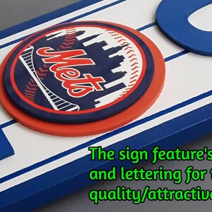 New York Mets welcome Sign / New York Mets Gift / New York Mets House ...
