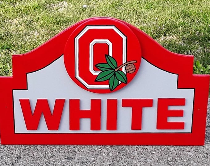 OHIO STATE Buckeyes Sign With Your NAME Custom Made, Wood Decor Sign ...