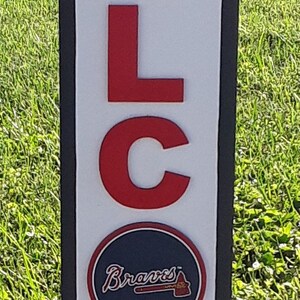 Atlanta Braves WELCOME Wood Sign /Atlanta Braves Decor/Atlanta | Etsy