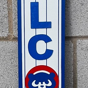 Chicago Cubs WELCOME Sign / Chicago Cubs Gift / Chicago Cubs House ...