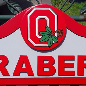 OHIO STATE Buckeyes Sign With Your NAME Custom Made, Wood Decor Sign ...