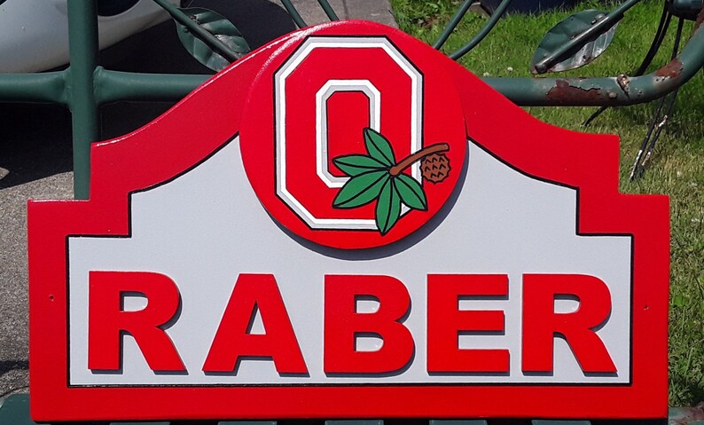 OHIO STATE Buckeyes Sign With Your NAME Custom Made Wood - Etsy