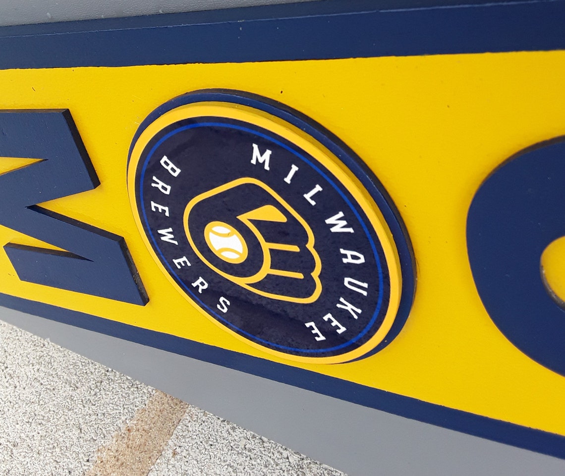 Milwaukee Brewers welcome Wood Sign / Brewers Gift - Etsy