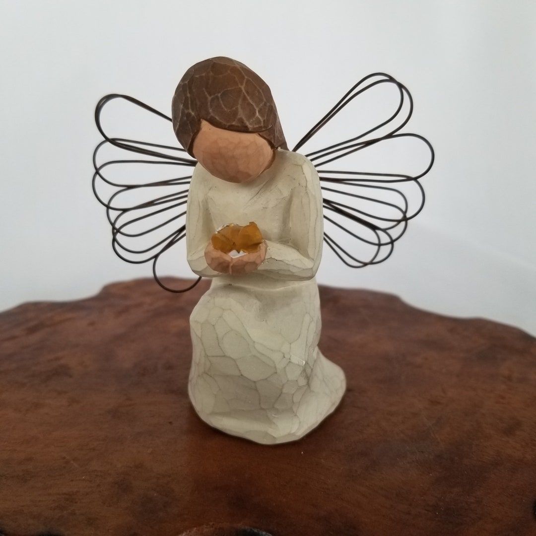Angel Figurine, Vintage Willow Tree, 'angel of Miracles', Vintage ...