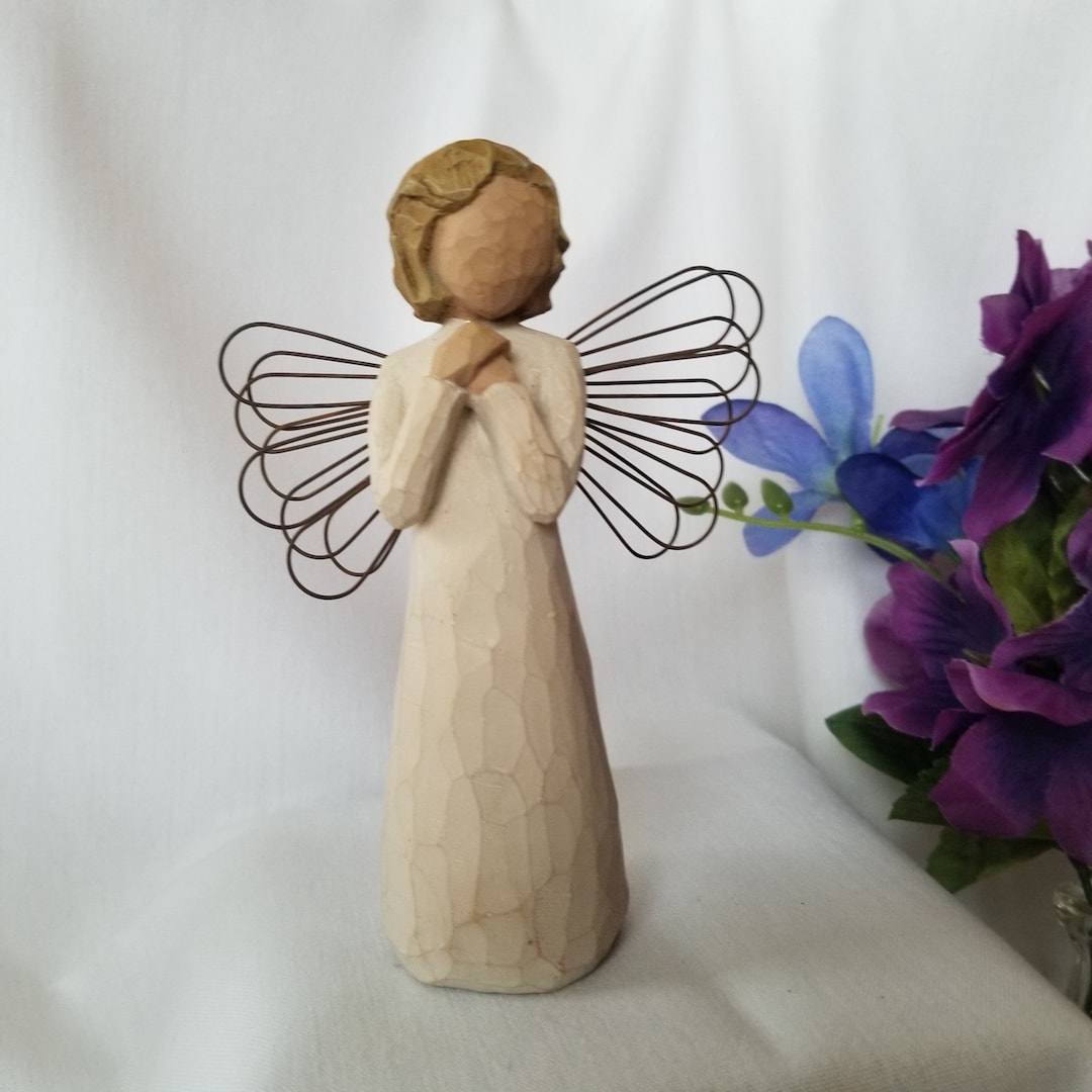 Vintage Angel of Wishes Willow Tree Figurine, 2000 Lordi Faceless ...