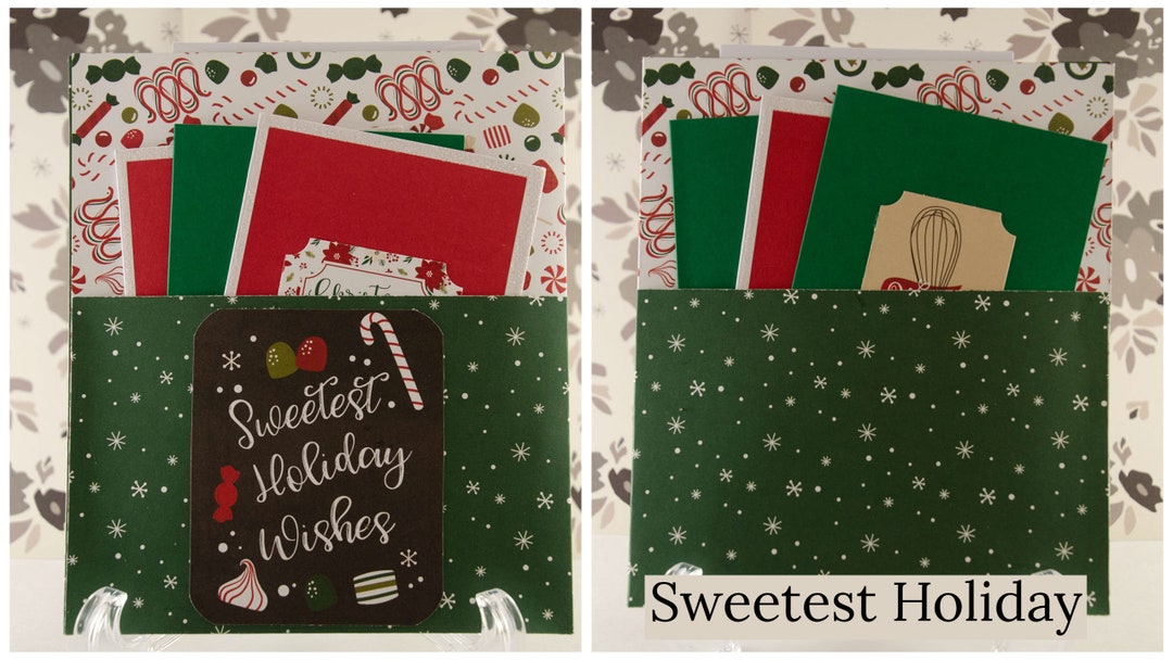 Christmas Stationary Set/ Card Set and Folder/ Cards and - Etsy