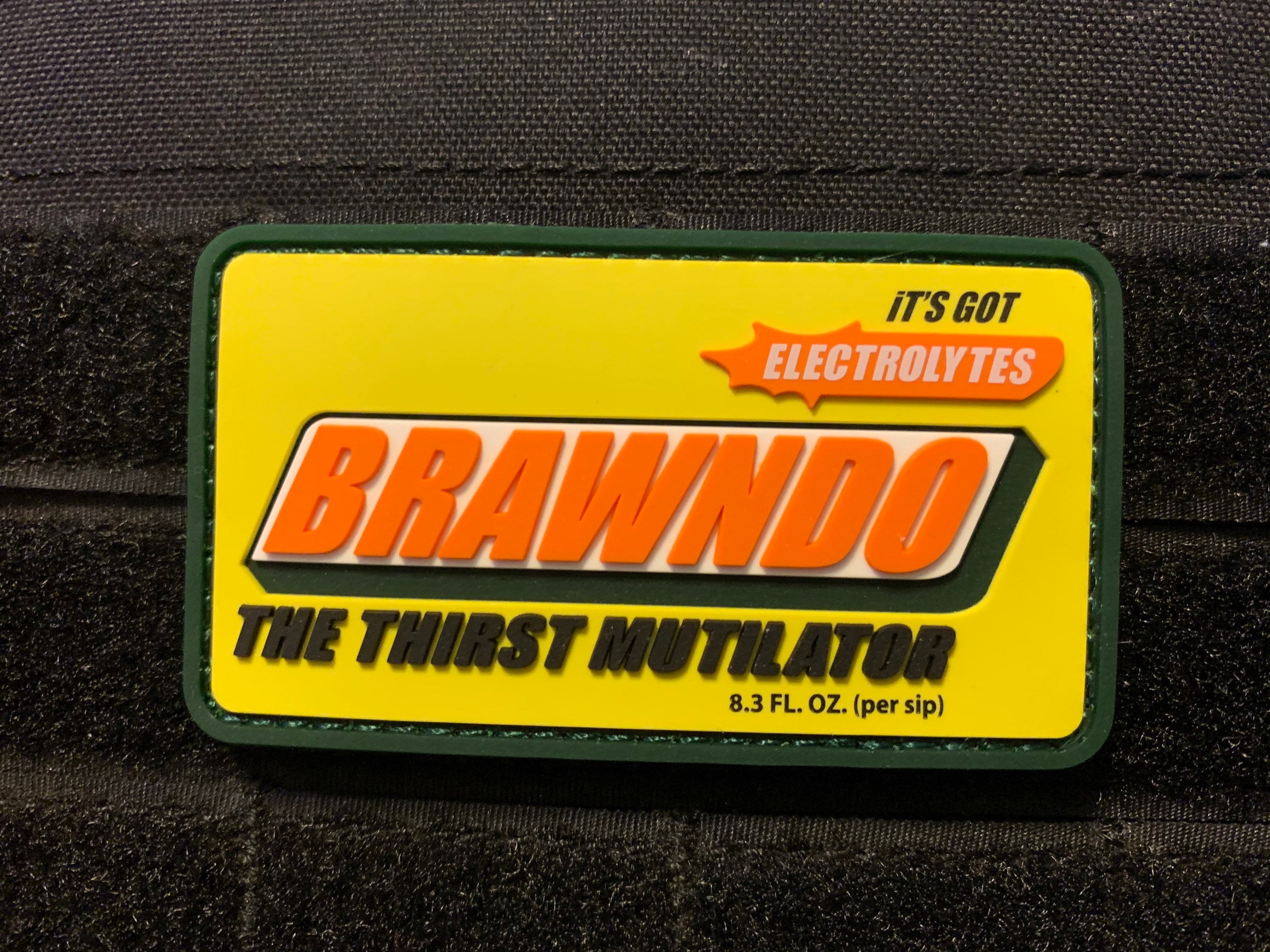 Brawndo PVC Morale Patch With Decal - Rectangle - Etsy
