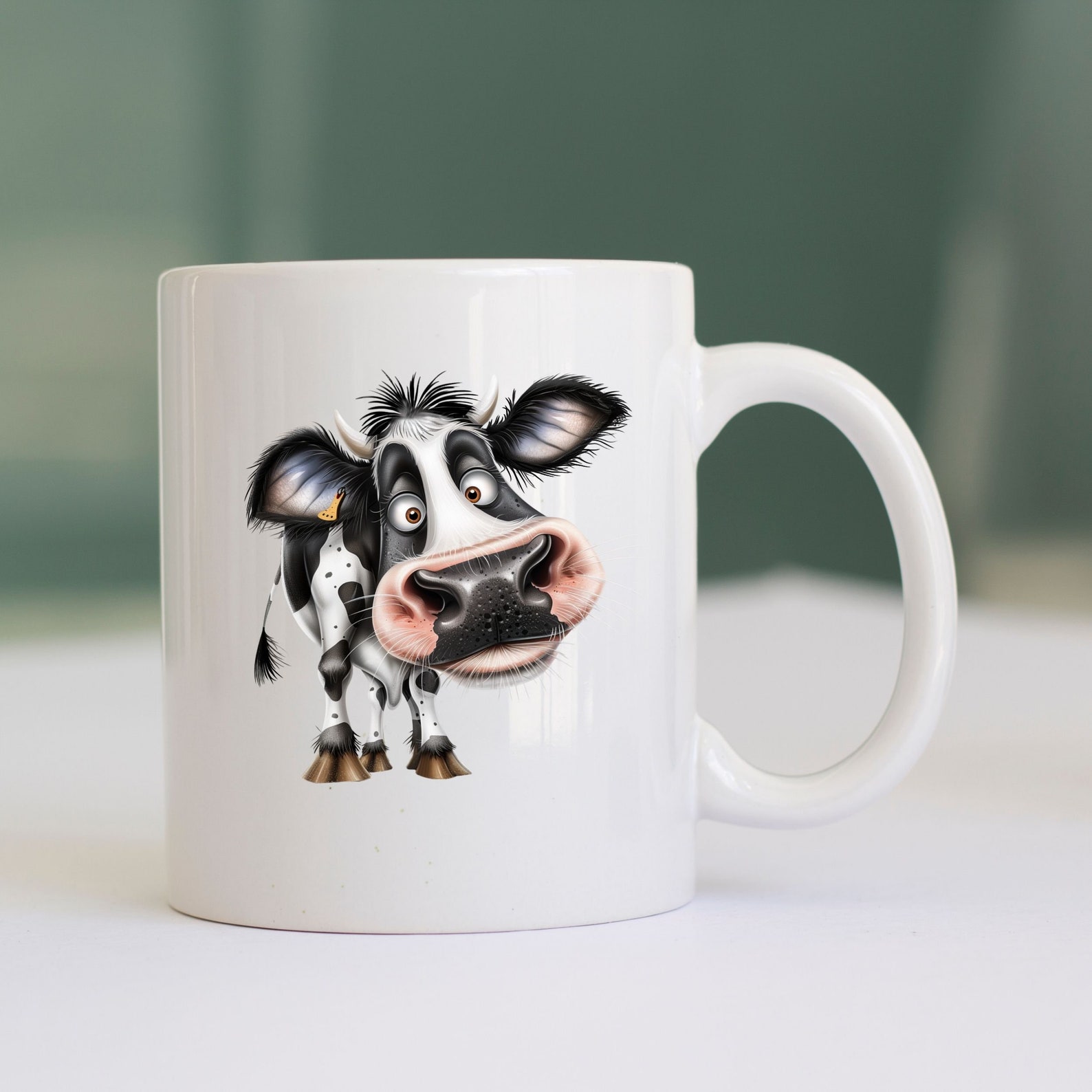 Wacky Cow Bundle Set - a Watercolor Bundle - Clipart Design - Instant ...