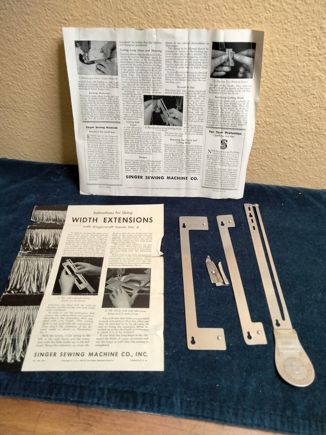 Singercraft Guide Vintage Original Singer RUG Making - Etsy