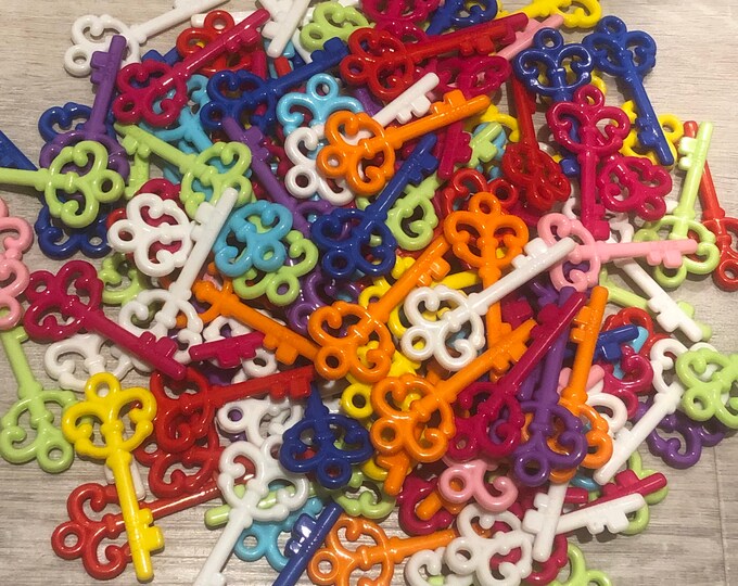 Large Acrylic Key Trinkets for I Spy Bags and Bottles Sensory - Etsy