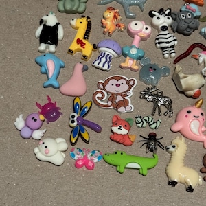 Animal Trinkets for I Spy Bags and Bottles, Sensory Bins, Teaching ...