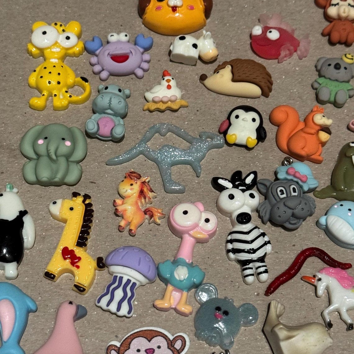 Animal Trinkets for I Spy Bags and Bottles, Sensory Bins, Teaching ...