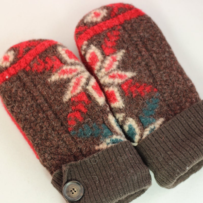 Red Mittens - Etsy