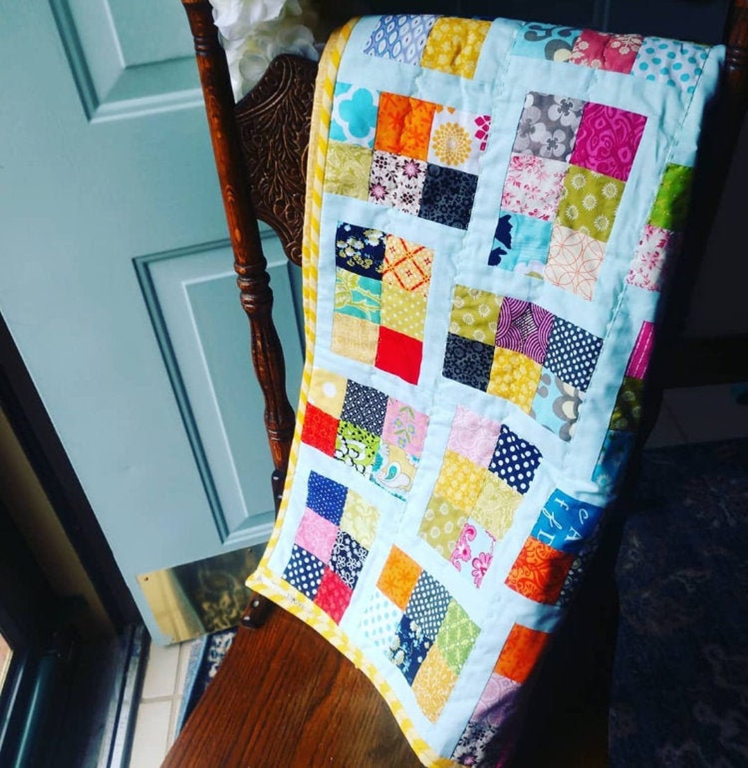 Six Patch Quilt Pattern/pdf Quilt Pattern/scrap Quilt Pattern - Etsy