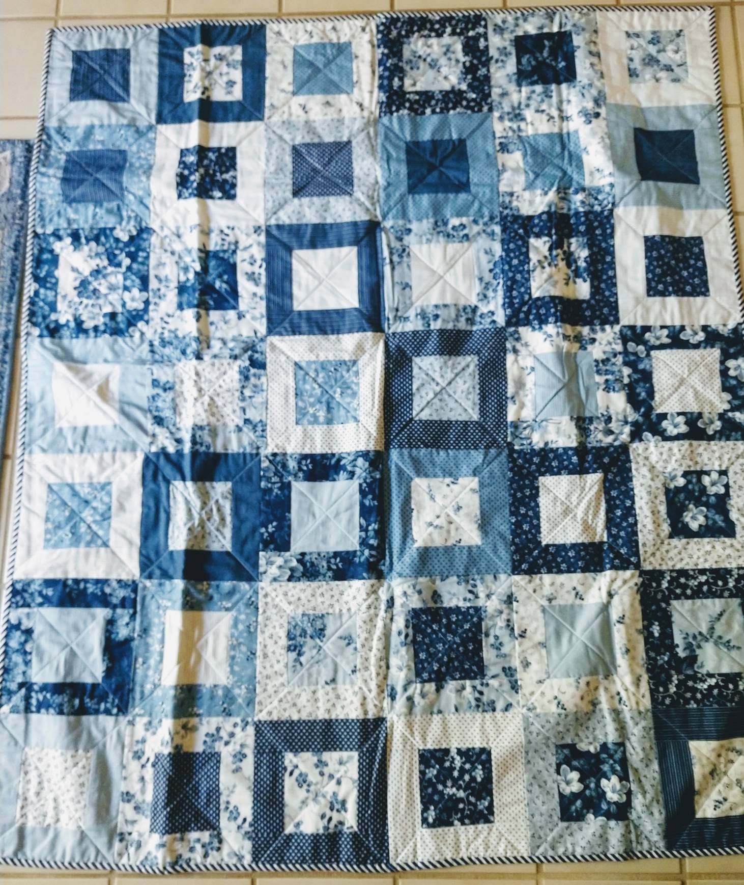 Blocks and Bricks Quilt Pattern/pdf Quilt Pattern/easy Baby Quilt ...