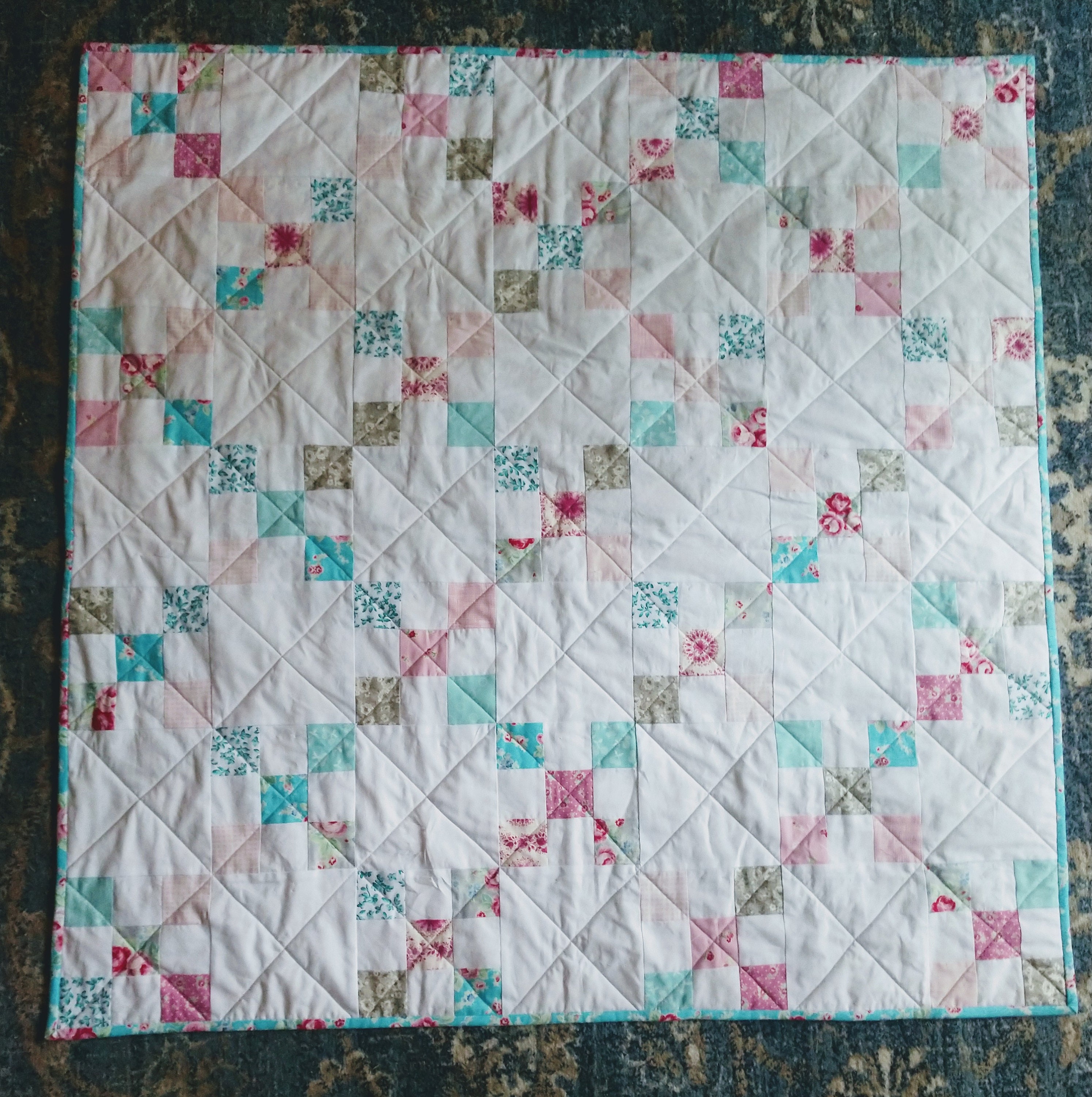 Nine Patch Baby Quilt Pattern/pdf Quilt Pattern/scrap Quilt Pattern - Etsy