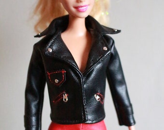 Barbie Biker Jacket - Etsy