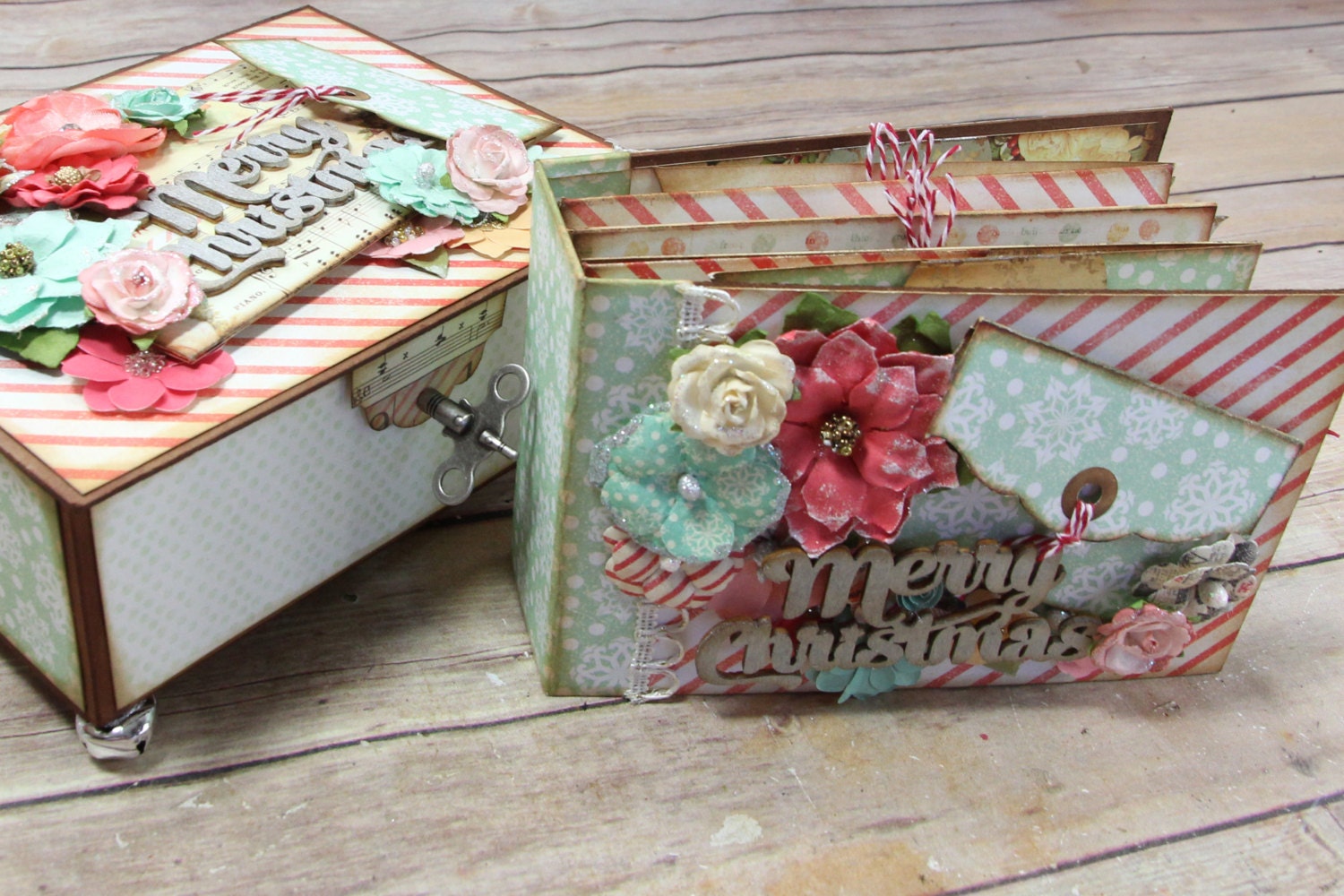 LARGE Keepsake Box & Mini Album Printable Template in Text and Plain - Etsy