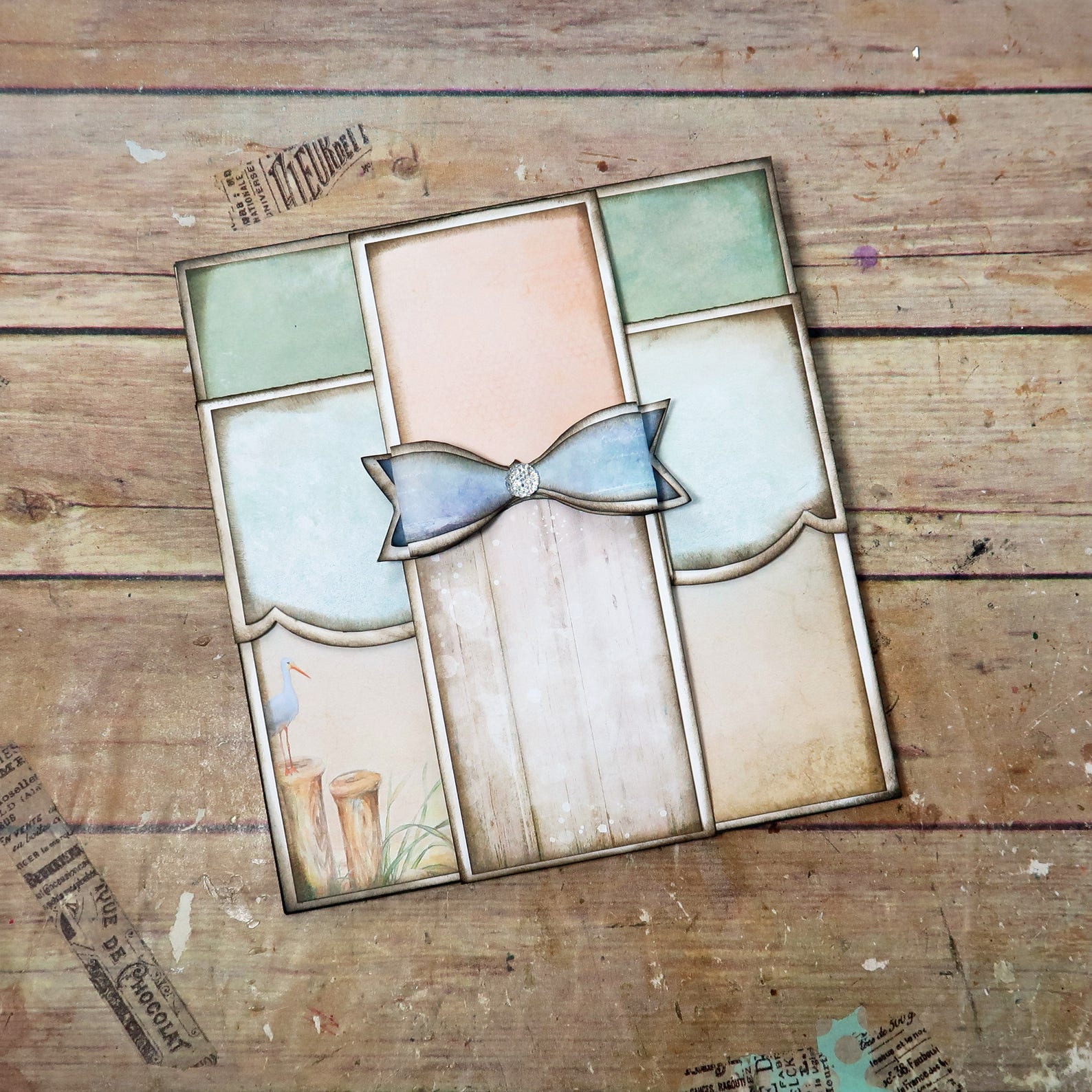 Mini Everlasting Printable Mini Album Template in Collage and PLAIN - Etsy