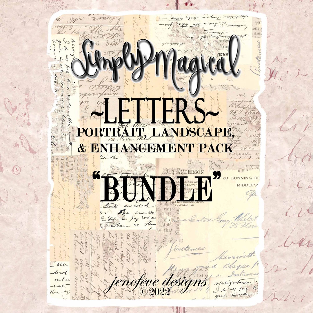 Simply Magical ~BUNDLE~ LETTERS~ Printable Templates - Etsy