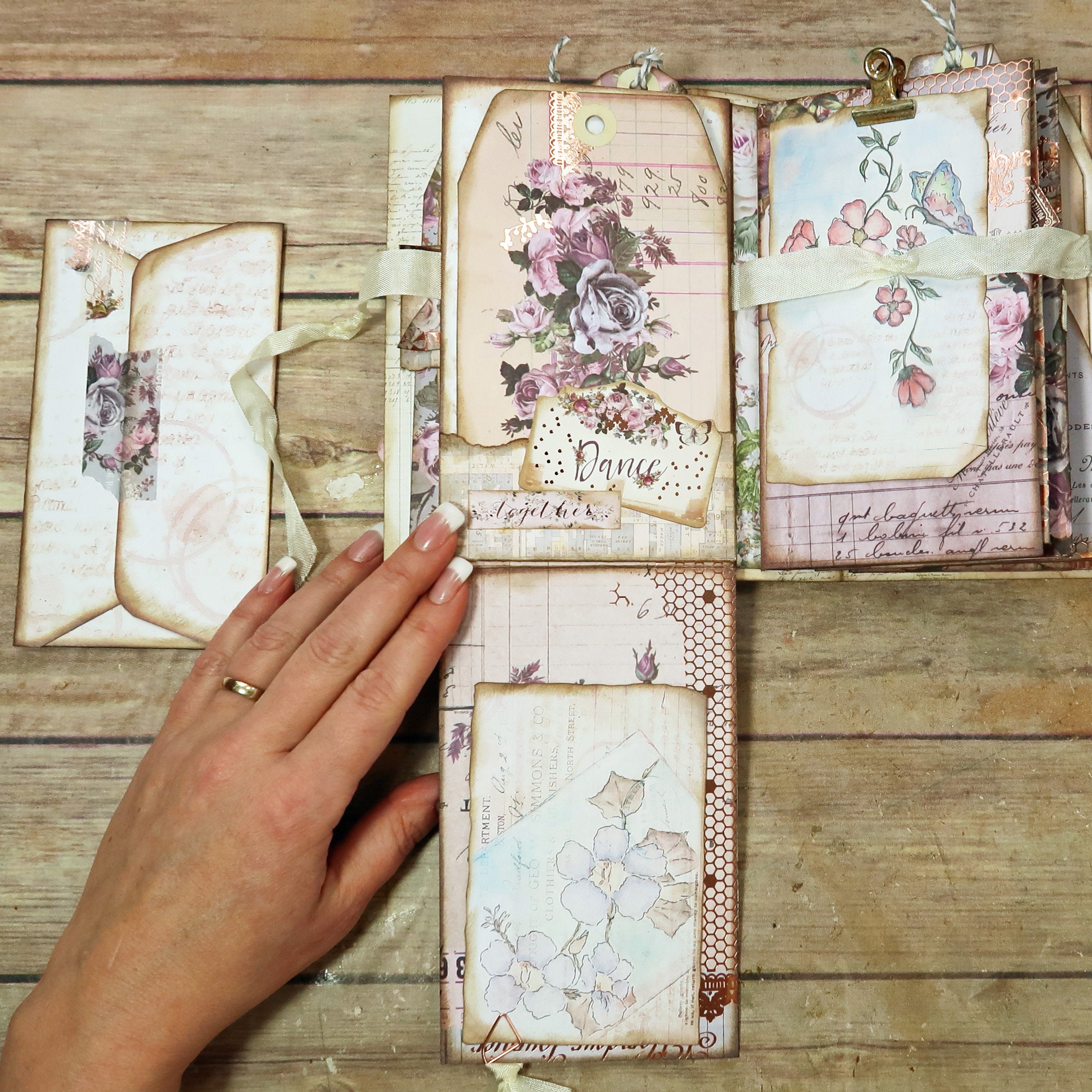 Remnants Lovely Layers Printable Mini Album Template in - Etsy