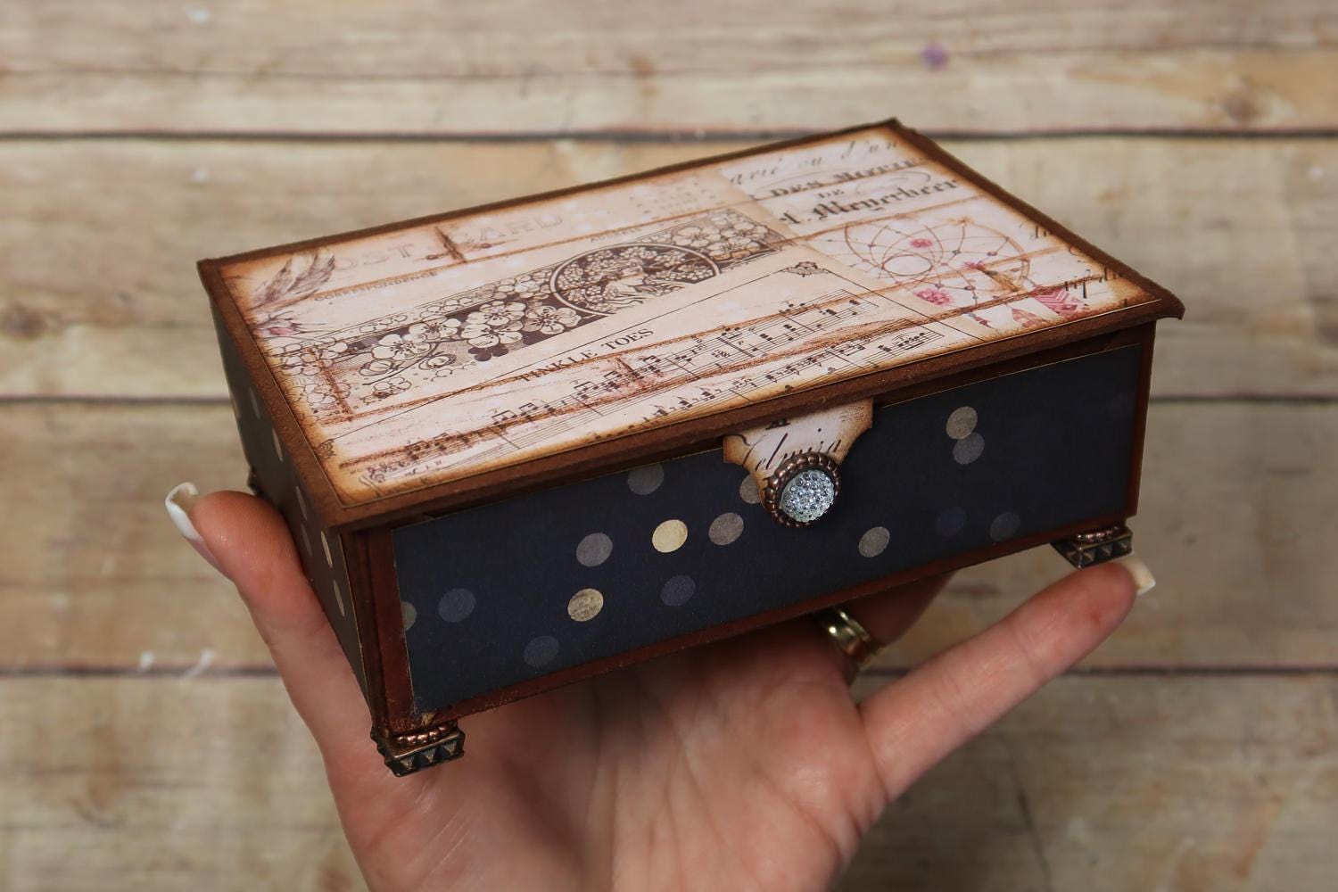 SMALL Keepsake Box & Mini Album Printable Template in Text and - Etsy