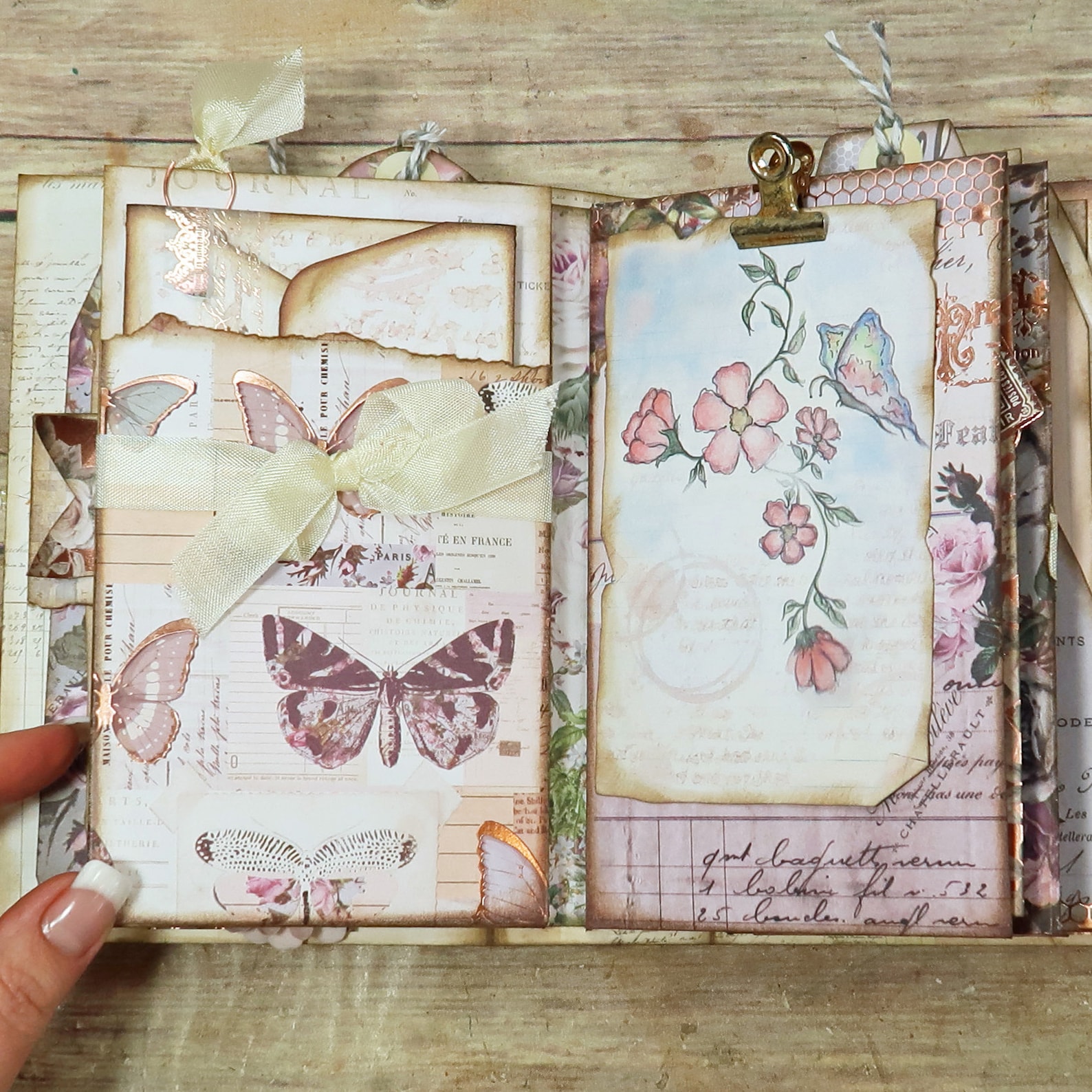 Remnants Lovely Layers Printable Mini Album Template in - Etsy