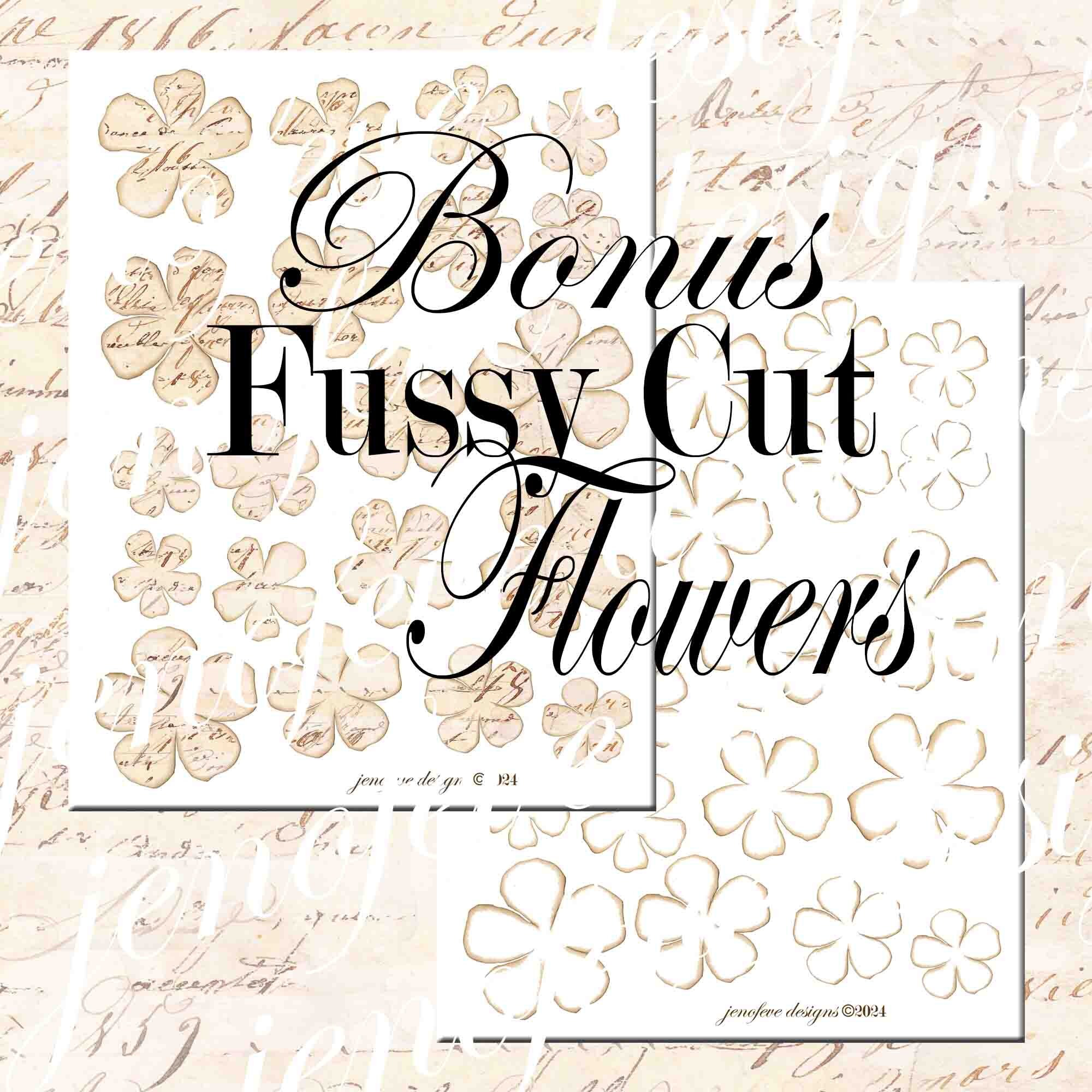 Timeless ~ LETTERS, VINTAGE Script, & Plain~ Printable Scrapbook Album ...
