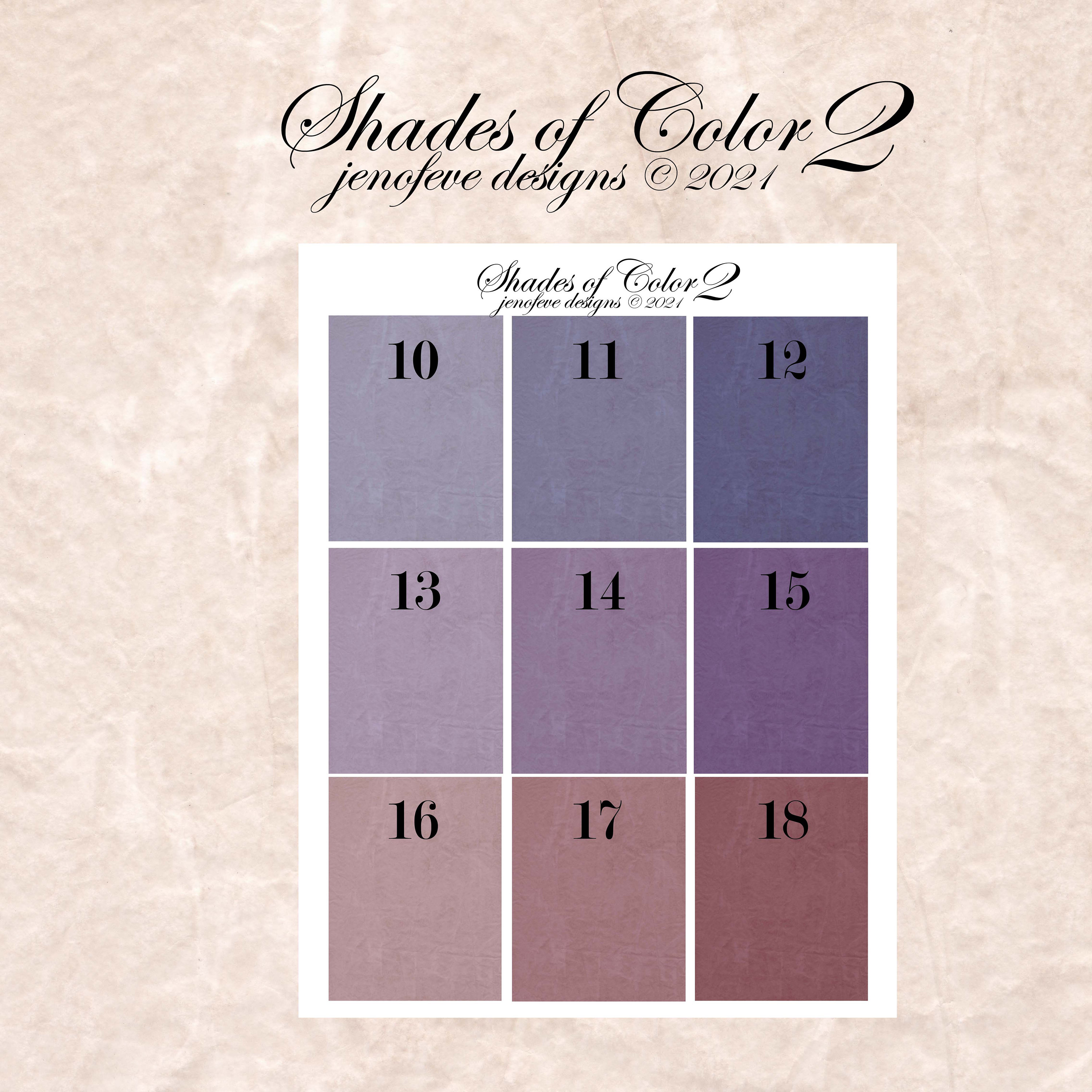 Shades of Color 2 Printable Papers by Jenofeve Designs - Etsy
