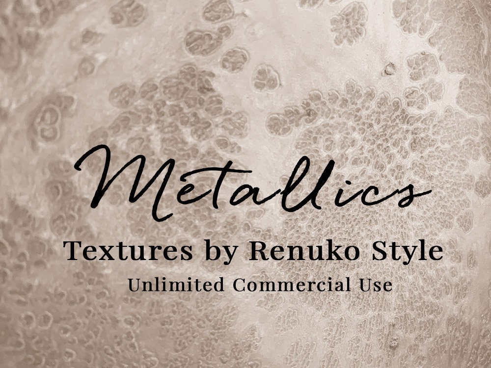 Metallics Photoshop Textures Overlays Backgrounds - Etsy