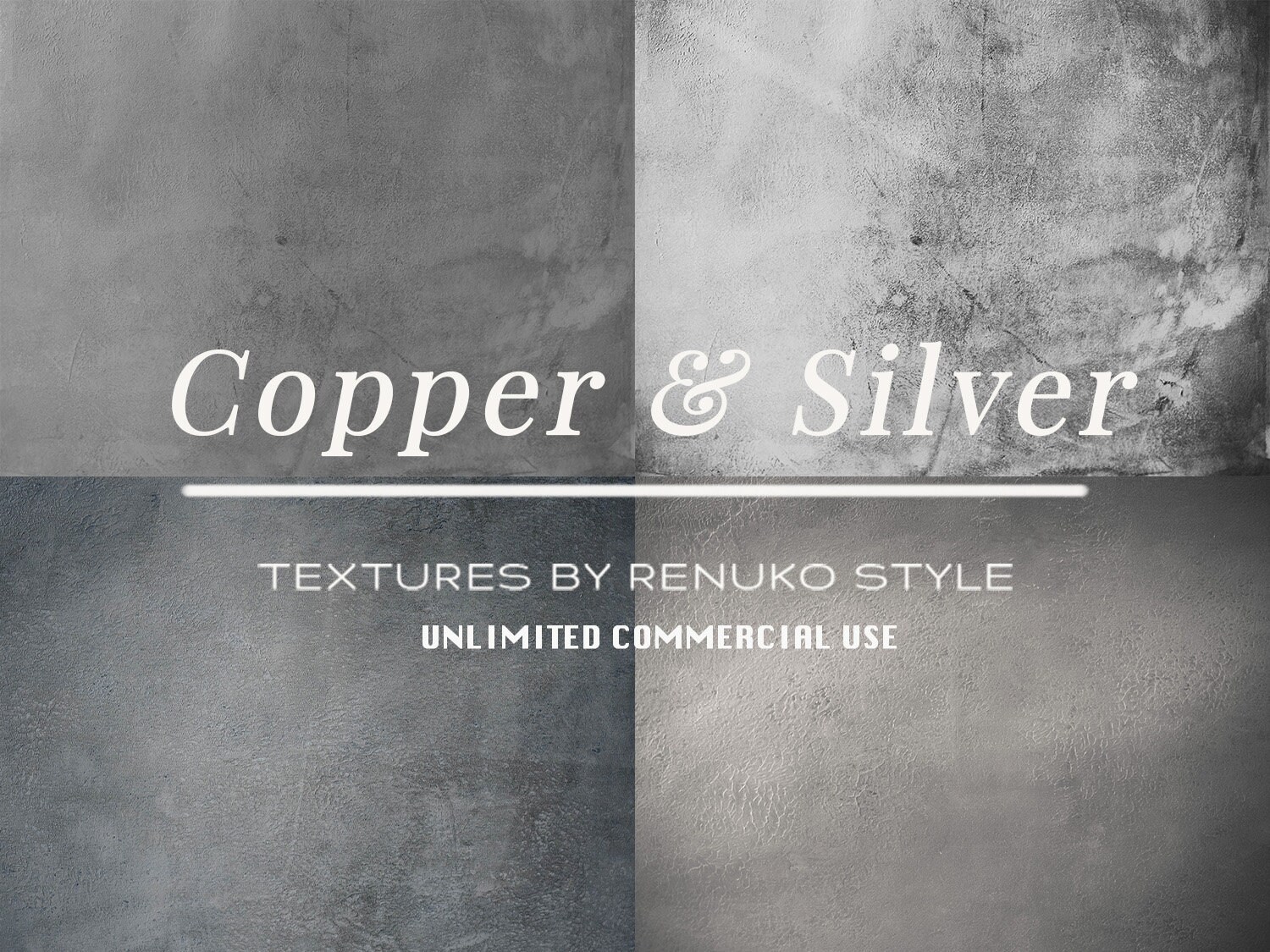Copper and Silver Backgrounds Papers Textures - Etsy