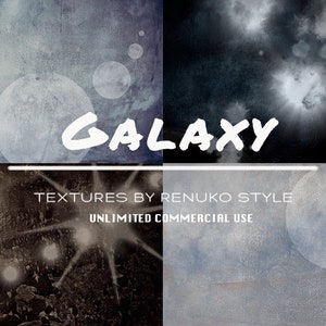Galaxy Deep Space Textures and Overlays - Etsy