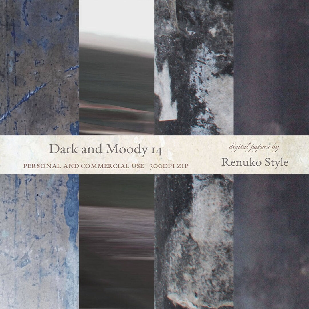 Dark and Moody Overlays Atmospheres Photoshop Textures - Etsy