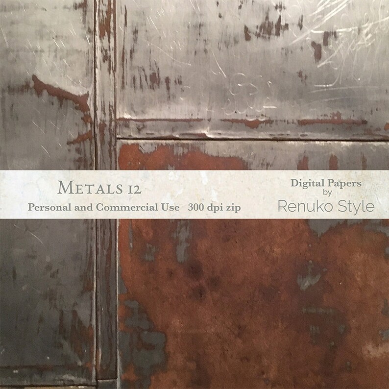 Metals No.12 Photoshop Overlays Digital Downloads - Etsy